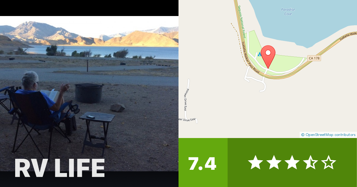 Paradise Cove Campground - Lake Isabella, California - RV LIFE ...