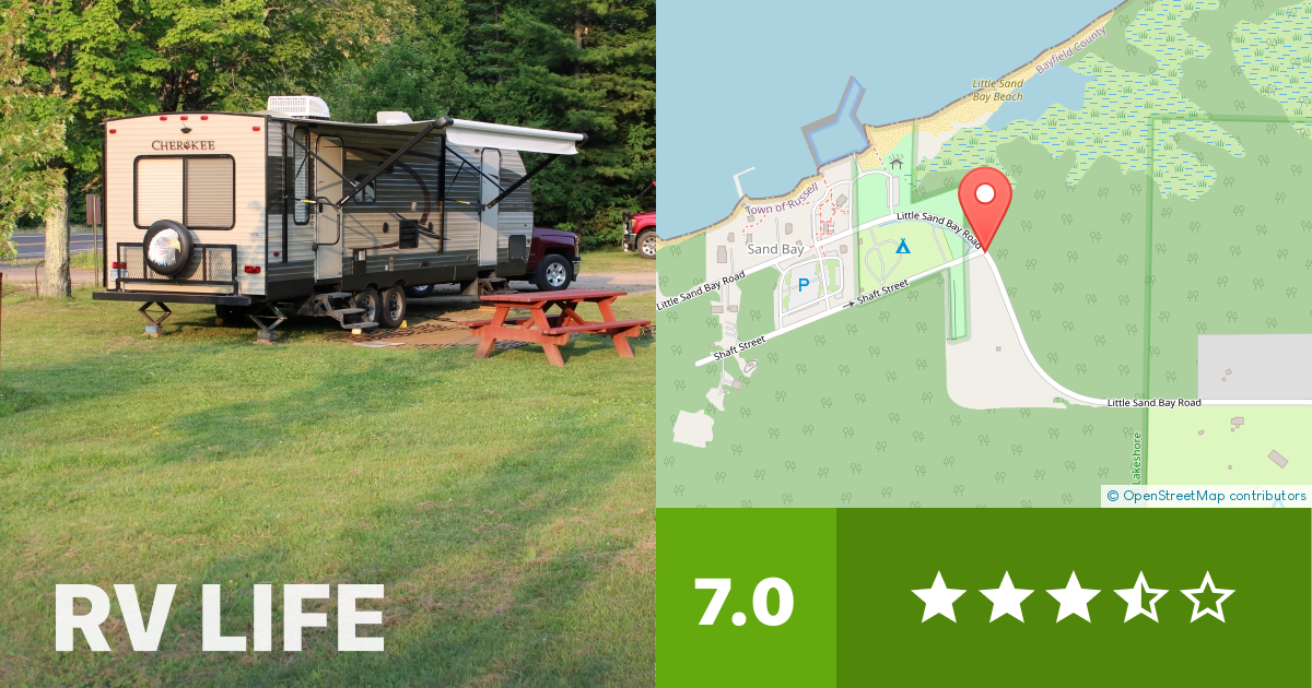 Little Sand Bay Recreation Area - Bayfield, Wisconsin - RV LIFE ...
