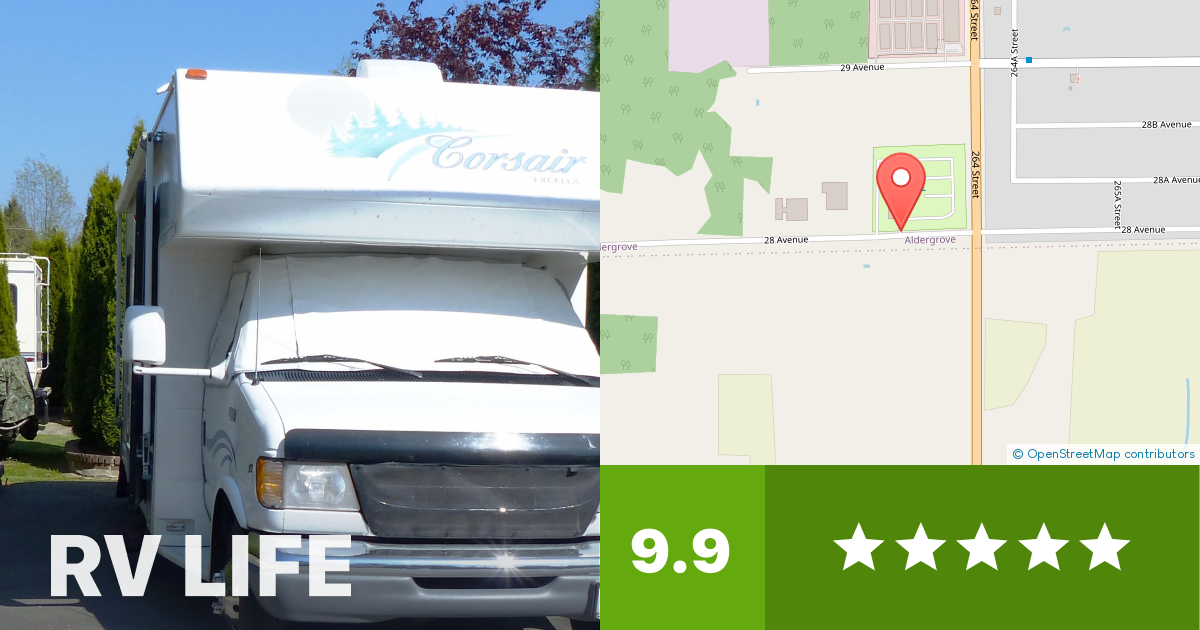Alderbrook RV Park - Aldergrove, British Columbia - RV LIFE Campground ...