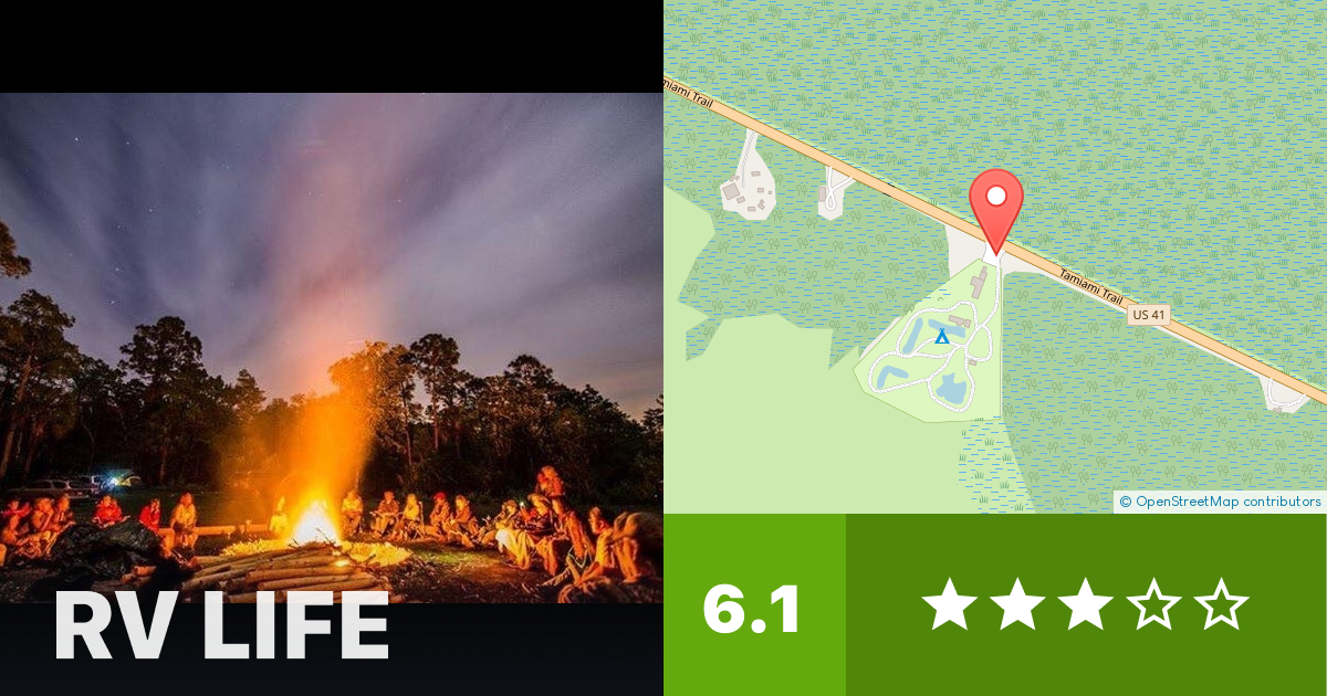 Trail Lakes Campground - Ochopee, Florida - RV LIFE Campground Reviews