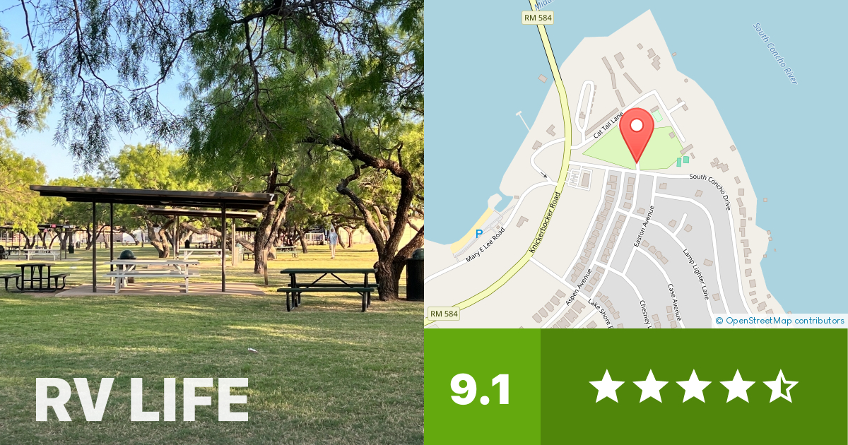 Goodfellow AFB Recreation Area - San Angelo, Texas - RV LIFE Campground ...
