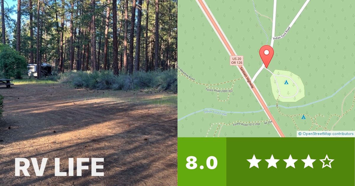 Indian Ford Campground - Sisters, Oregon - RV LIFE Campground Reviews