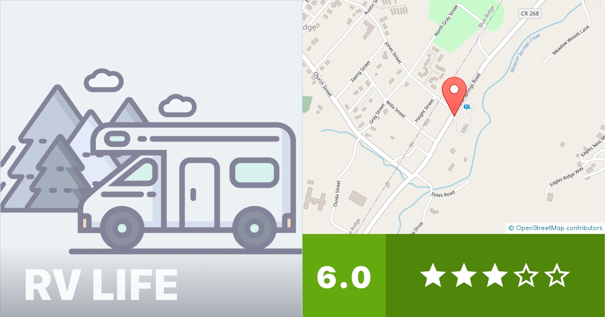 Blue Ridge Mineral Springs RV Park and Tent Camping - Blue Ridge ...