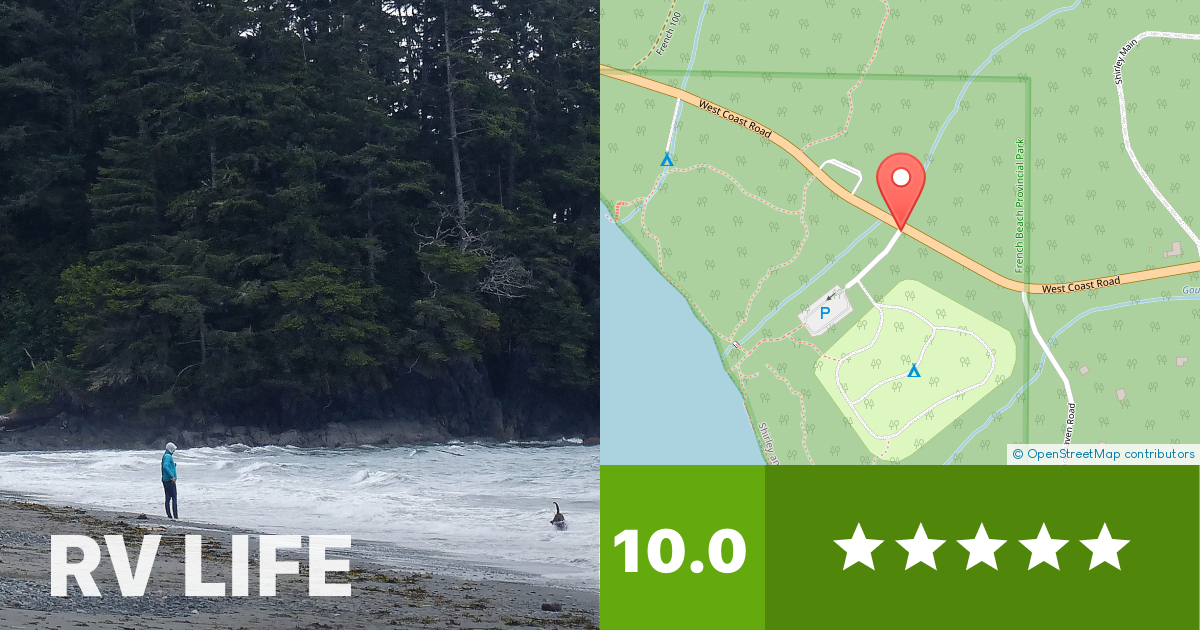 French Beach Provincial Park - Jordan River, British Columbia - RV LIFE ...