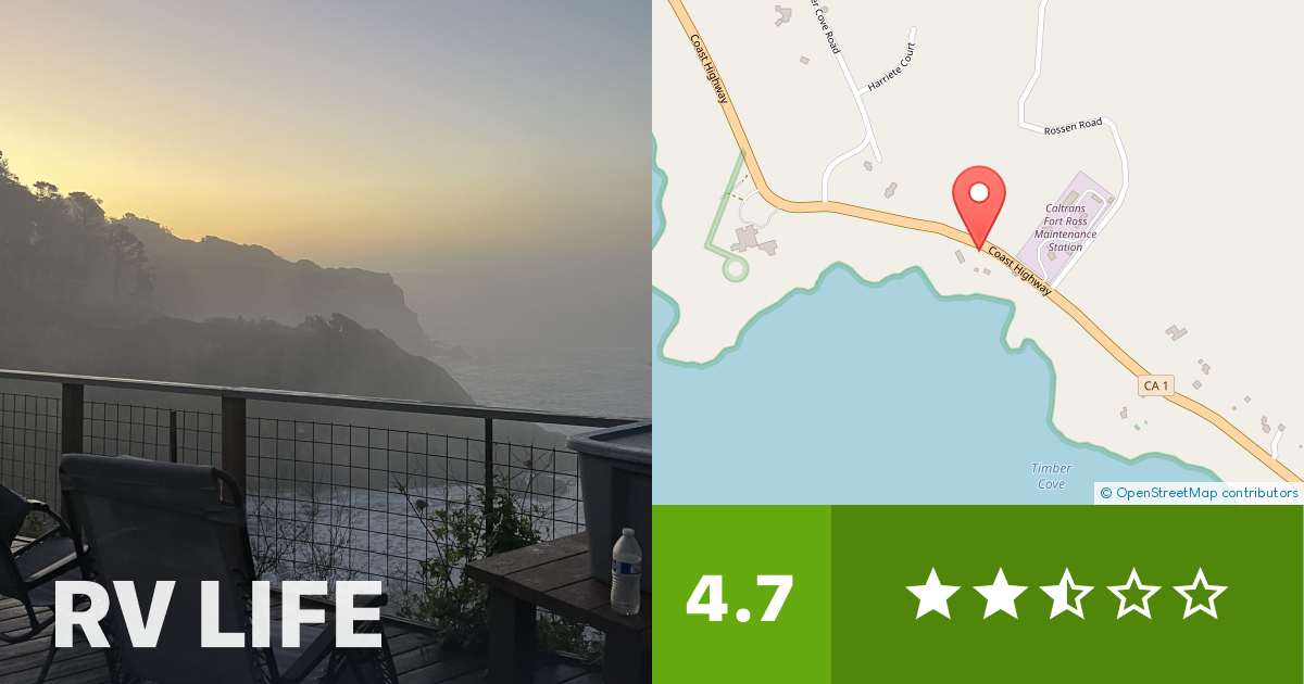 Timber Cove Boat Landing and Campground - Jenner, California - RV LIFE ...