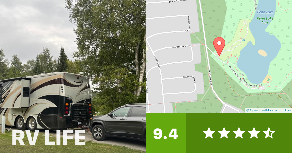 Penn Lake Park Campground - Marathon, Ontario - RV LIFE Campground Reviews