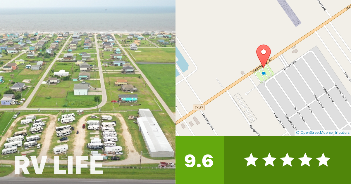 Beachside RV Park - Crystal Beach, Texas - RV LIFE Campground Reviews