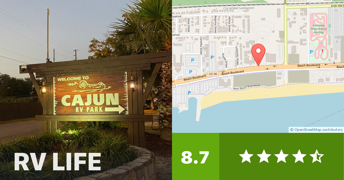 Cajun RV Park - Biloxi, Mississippi - RV LIFE Campground Reviews