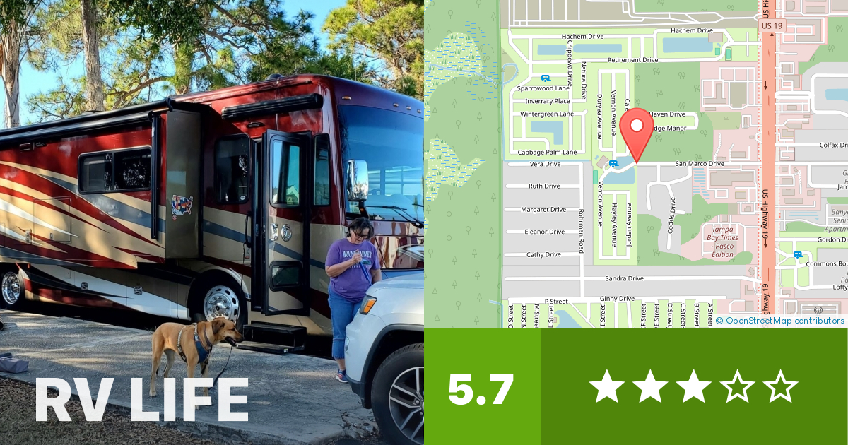 Ja-Mar RV Resort, North - Port Richey, Florida - RV LIFE Campground Reviews