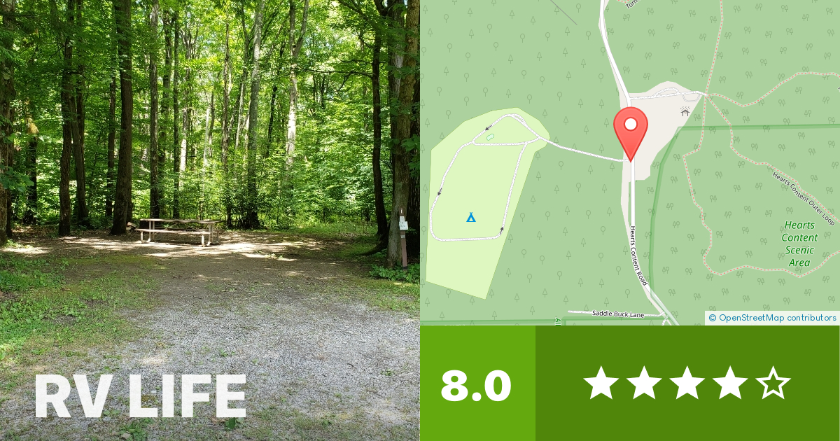 Hearts Content Recreation Area - Warren, Pennsylvania - RV LIFE ...