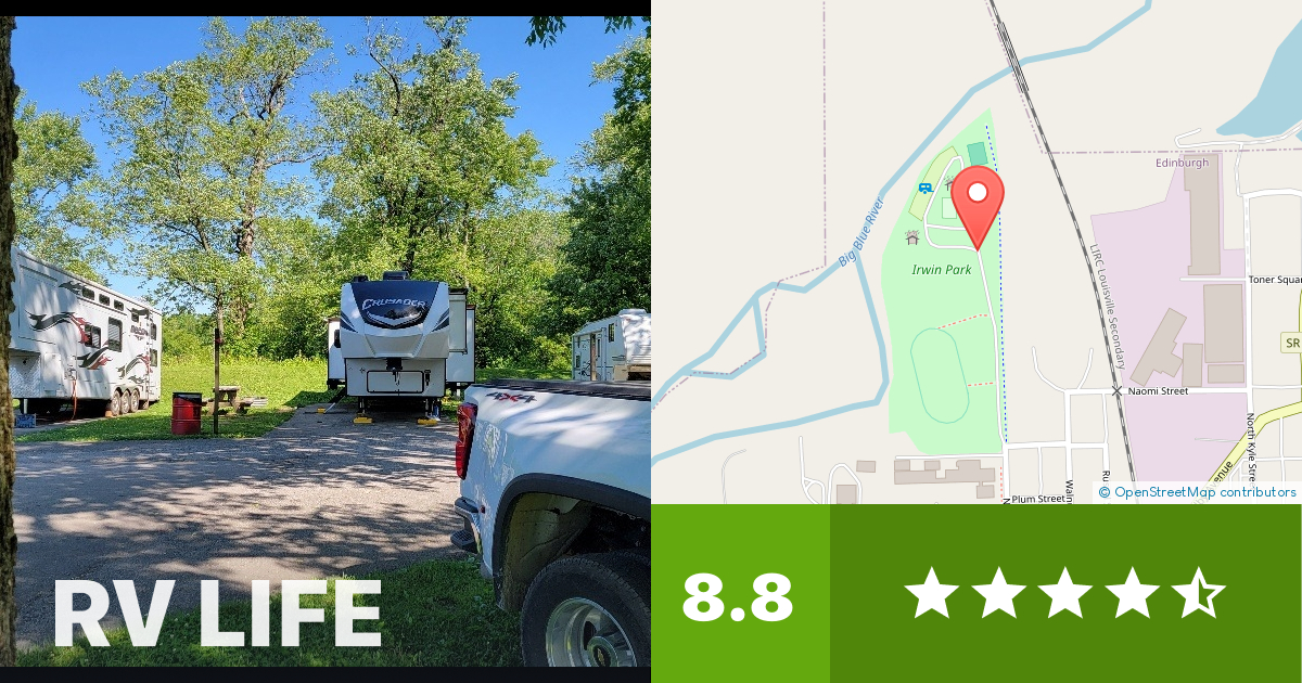 Irwin Park - Edinburgh, Indiana - RV LIFE Campground Reviews