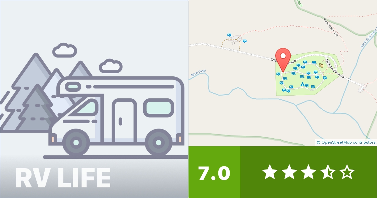 Teton Canyon Campground - Alta, Wyoming - RV LIFE Campground Reviews