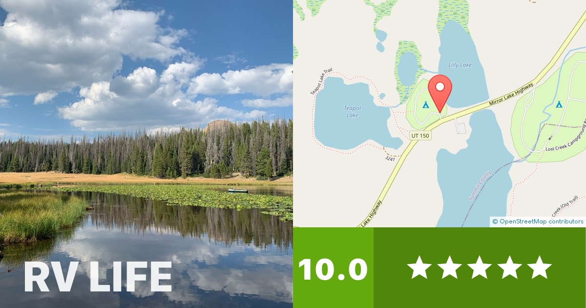 Lilly Lake Campground - Kamas, Utah - RV LIFE Campground Reviews