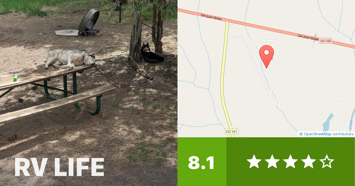 Lake Capote Recreation Area - Pagosa Springs, Colorado - RV LIFE ...