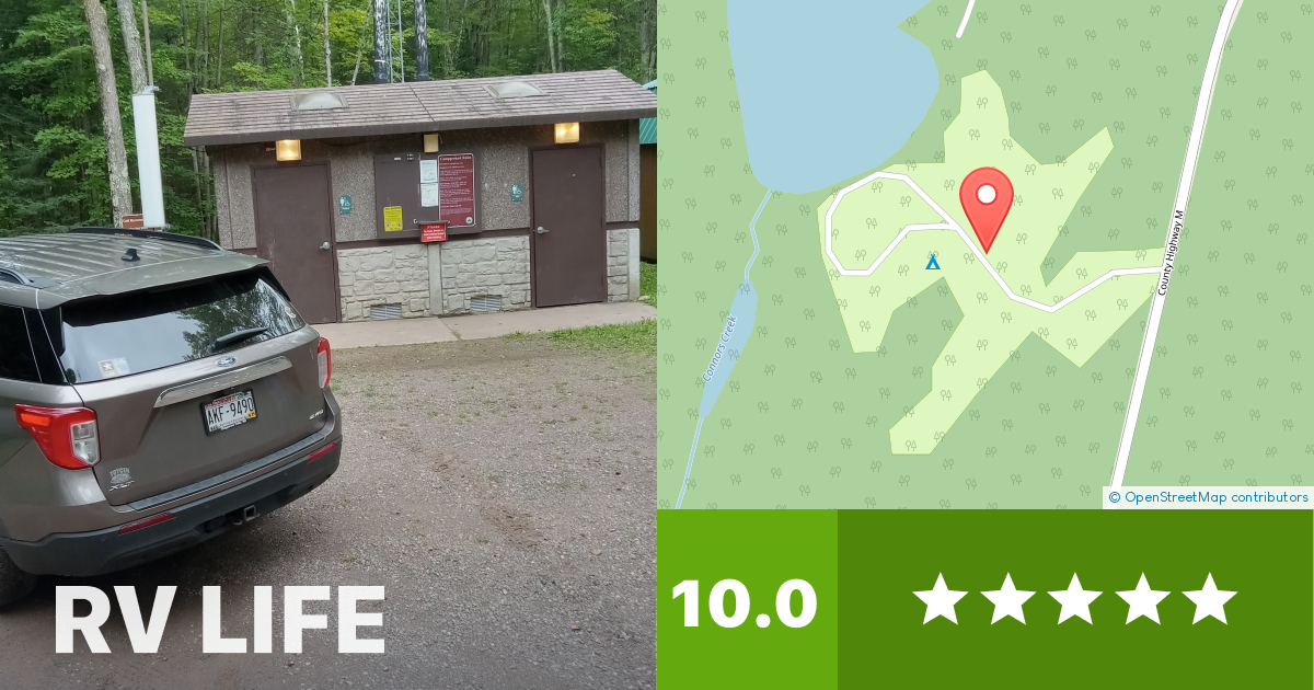 Flambeau River State Forest, Connors Lake Campground - Winter ...