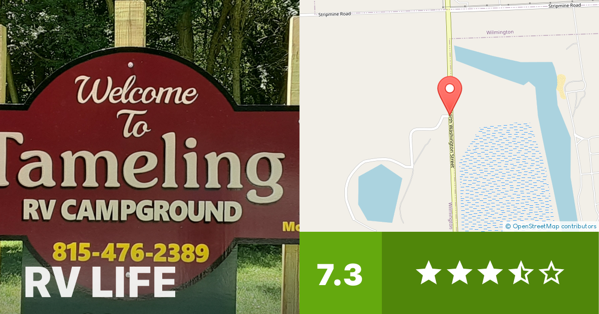 Tameling RV Park and Campground - Wilmington, Illinois - RV LIFE ...