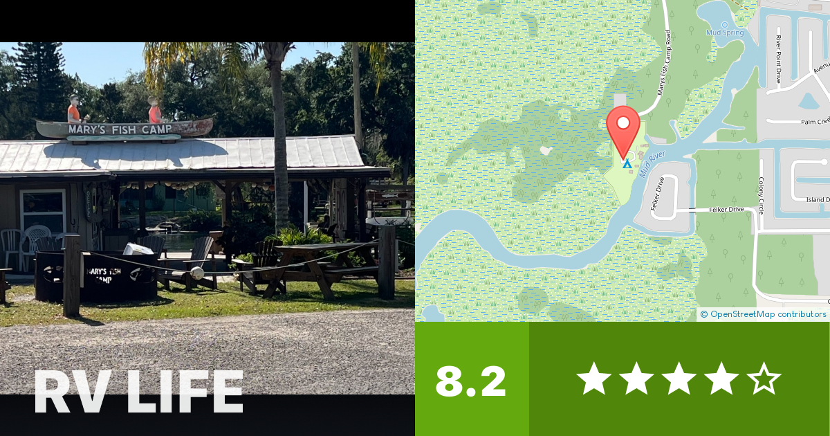 Mary's Fish Camp - Spring Hill, Florida - RV LIFE Campground Reviews