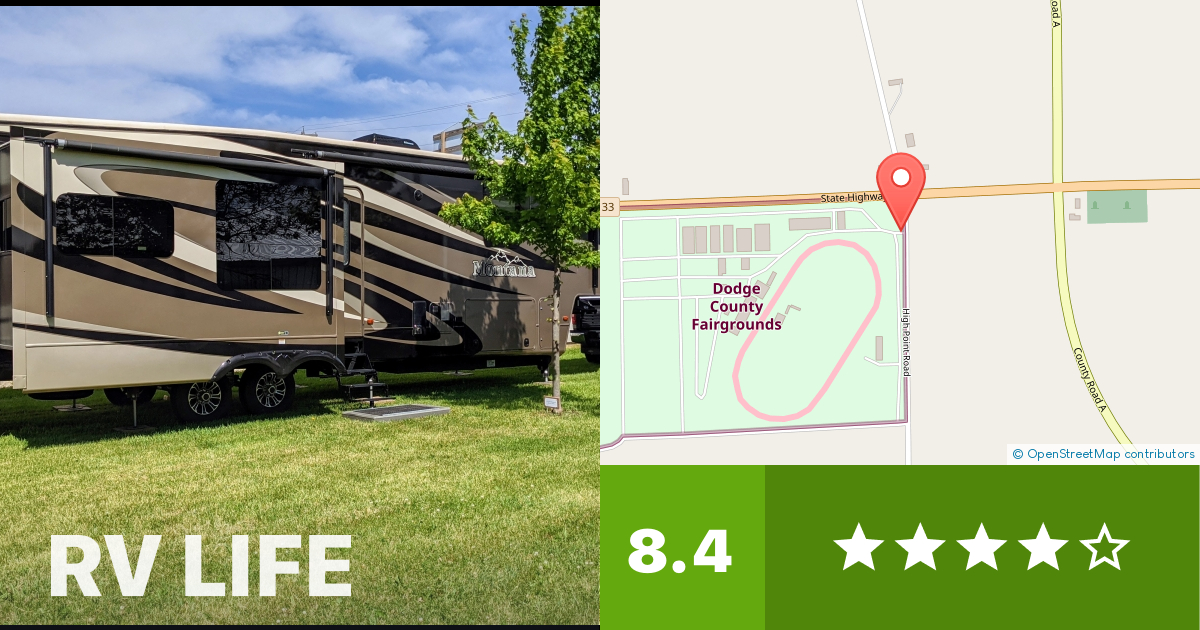 Fairgrounds RV Park - Beaver Dam, Wisconsin - RV LIFE Campground Reviews