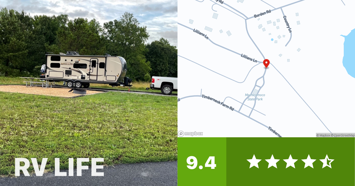 Machicomoco State Park - Hayes, Virginia - RV LIFE Campground Reviews
