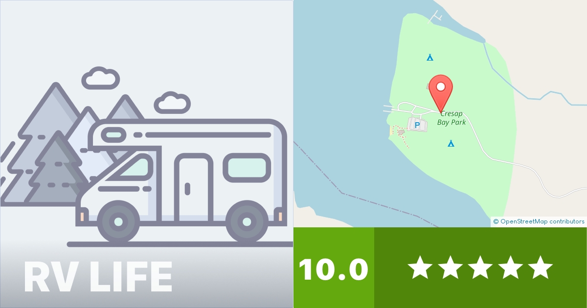 Cresap Bay Park & Campground - Amboy, Washington - RV LIFE Campground ...