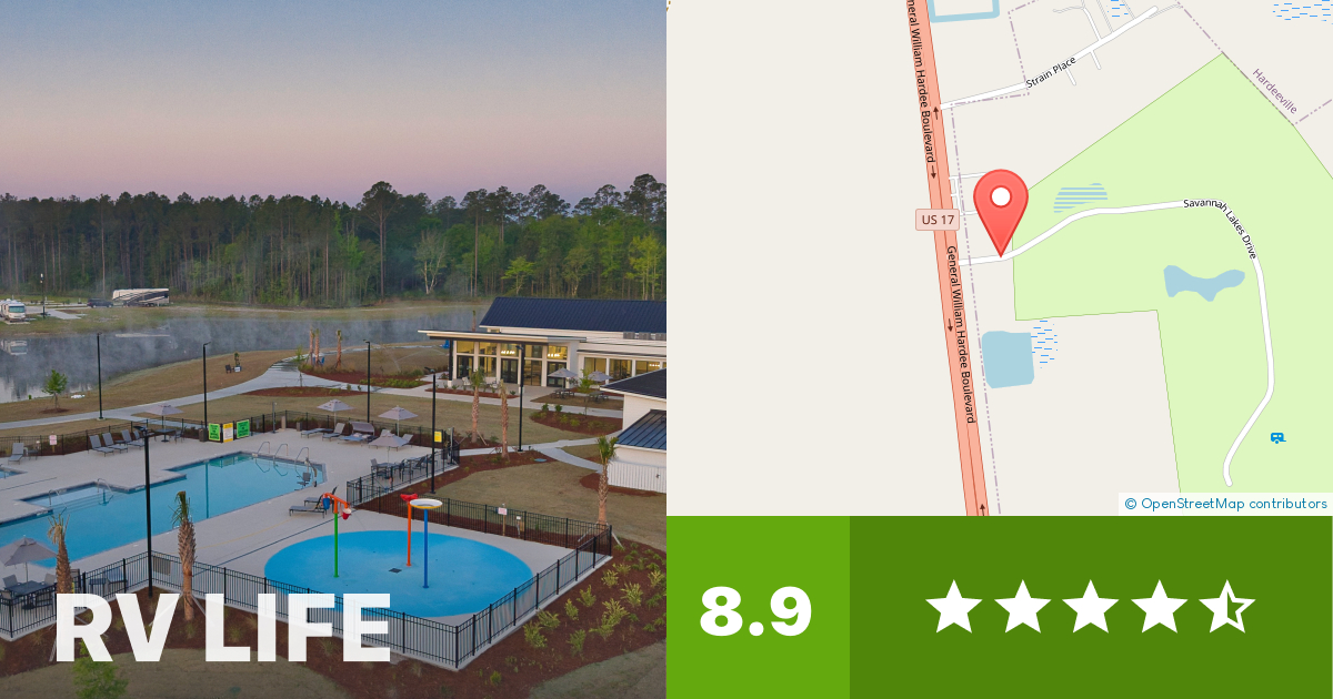 Savannah Lakes RV Resort - Hardeeville, South Carolina - RV LIFE ...