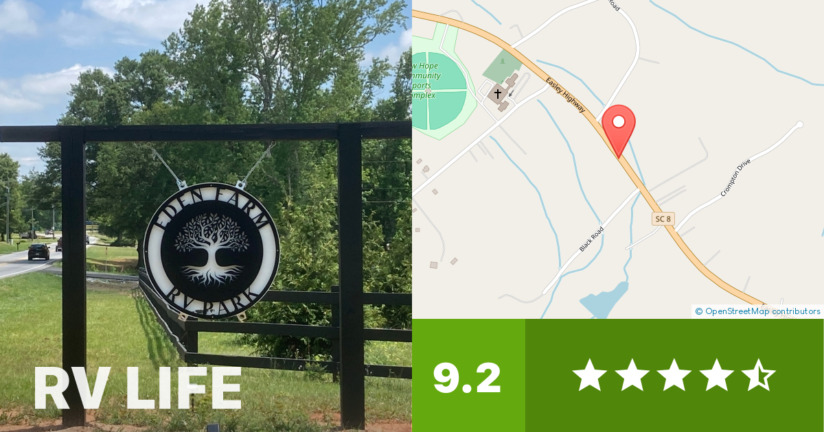 Eden Farm RV Park - Pelzer, South Carolina - RV LIFE Campground Reviews