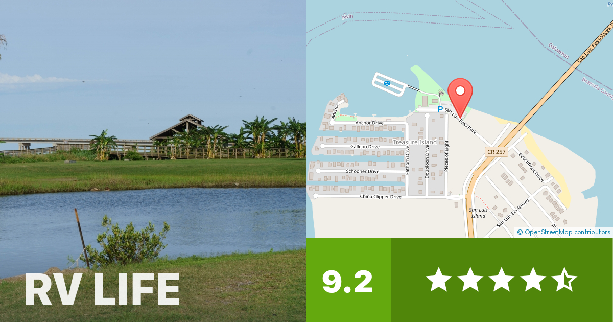 San Luis Pass County Park - Freeport, Texas - RV LIFE Campground Reviews