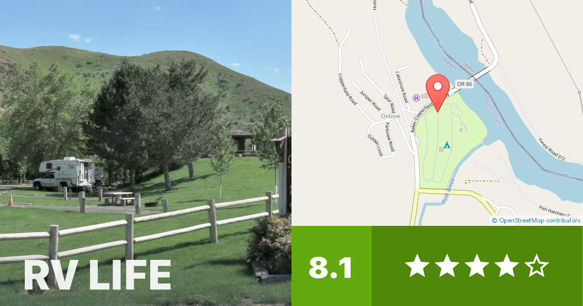 Copperfield Campground - Oxbow, Oregon - RV LIFE Campground Reviews