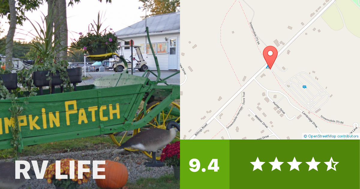 Pumpkin Patch RV Resort - Hermon, Maine - RV LIFE Campground Reviews