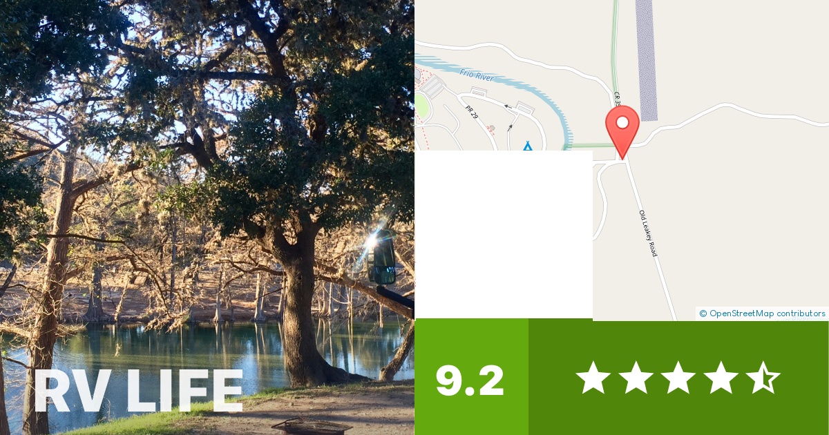 Parkview Riverside RV Park - Concan, Texas - RV LIFE Campground Reviews