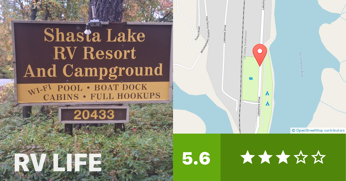 Shasta Lake RV Resort - Lakehead, California - RV LIFE Campground Reviews