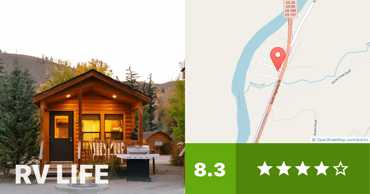 Snake River Cabins & RV Village - Jackson, Wyoming - RV LIFE Campground ...