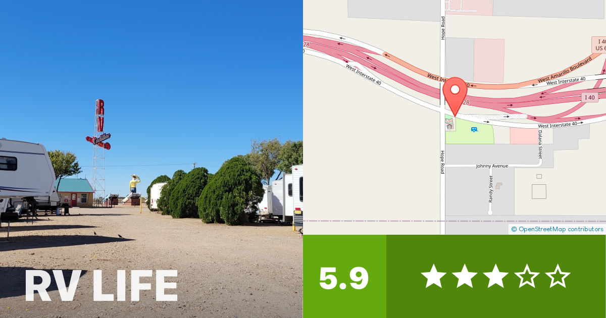 Cadillac Ranch RV Park - Amarillo, Texas - RV LIFE Campground Reviews