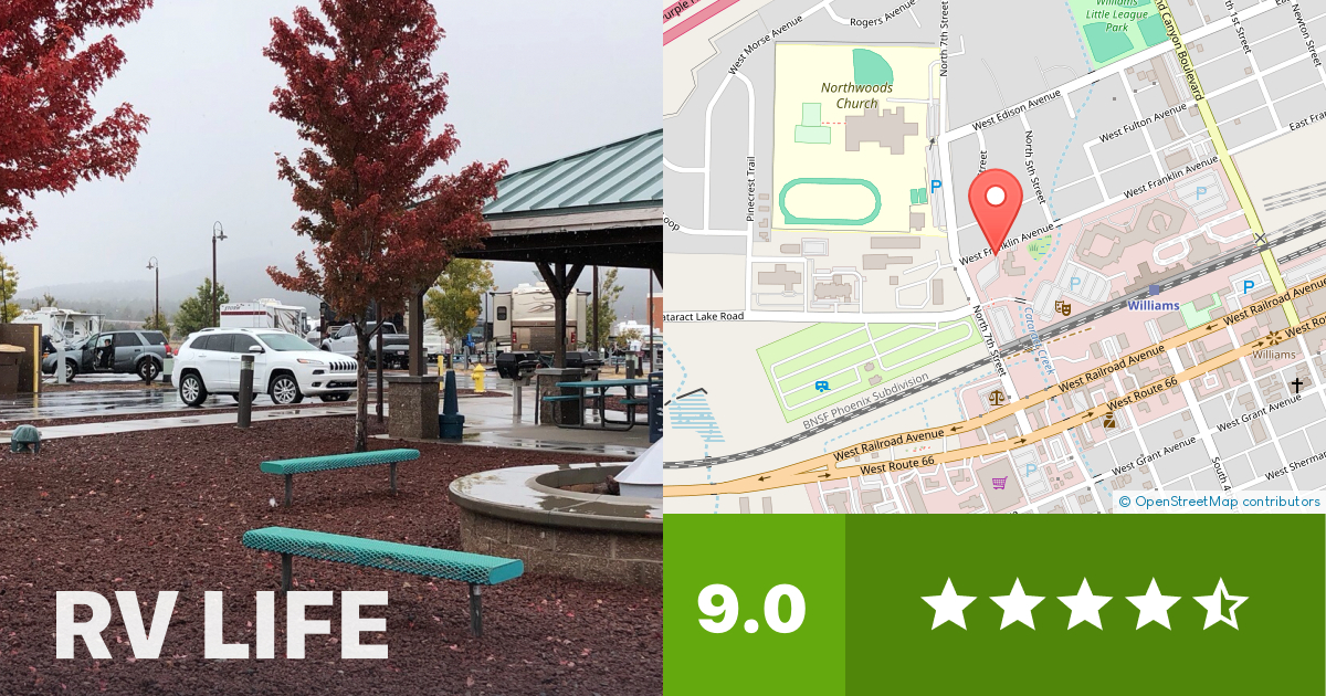 Grand Canyon Railway RV Park - Williams, Arizona - RV LIFE Campground ...