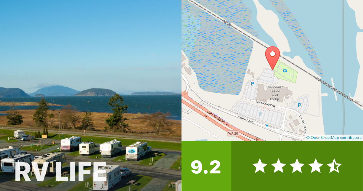 Swinomish Northern Lights Casino RV Park - Anacortes, Washington - RV ...