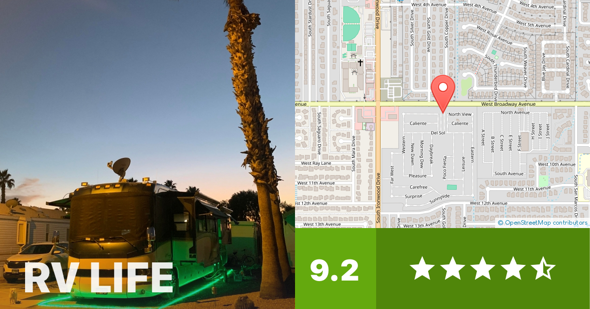 Sunrise RV Resort - Apache Junction, Arizona - RV LIFE Campground Reviews