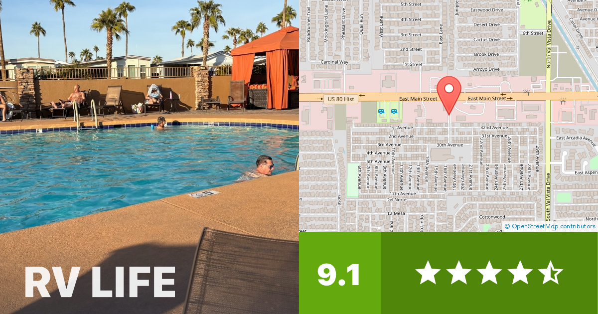 Good Life RV Resort - Mesa, Arizona - RV LIFE Campground Reviews
