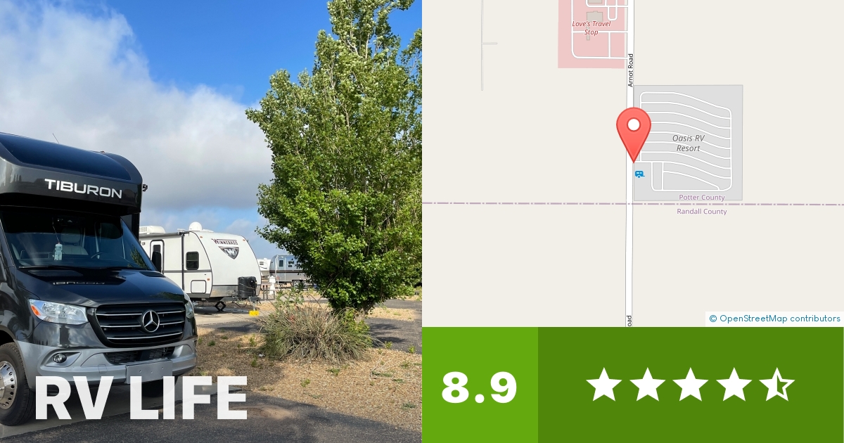 Oasis RV Resort & Cottages Amarillo - Amarillo, Texas - RV LIFE ...