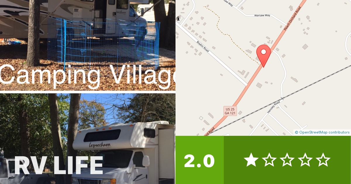 Peach Orchard RV Park & Campground - Augusta, Georgia - RV LIFE ...