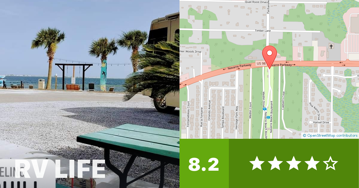 Navarre Beach Camping Resort - Navarre, Florida - RV LIFE Campground ...