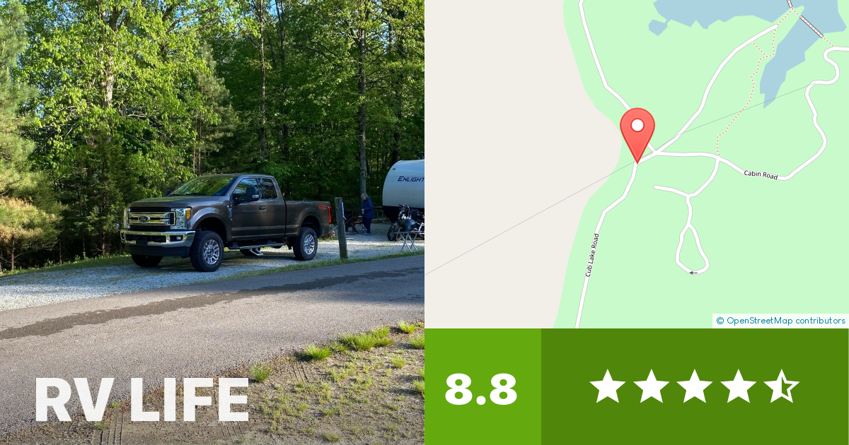 Natchez Trace State Park, Cub Lake Campground - Wildersville, Tennessee ...