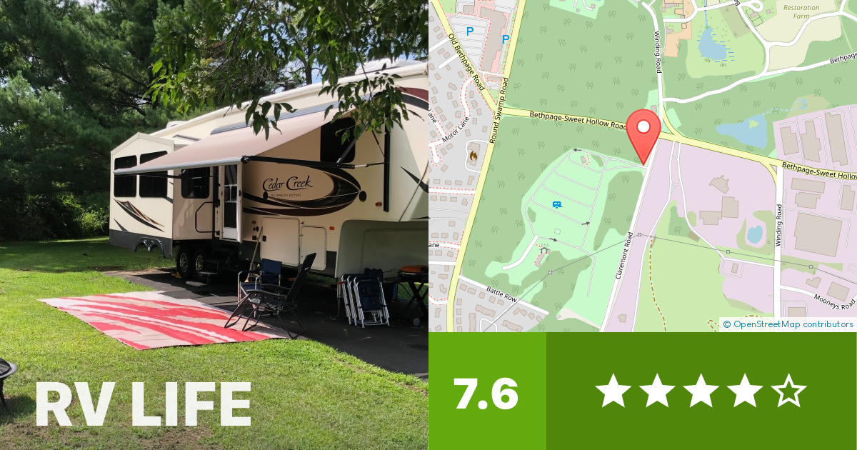 Battle Row Campground - Old Bethpage, New York - RV LIFE Campground Reviews