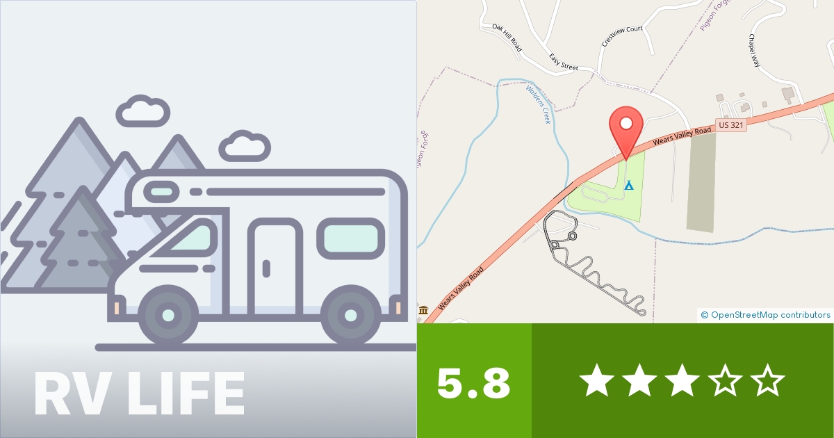 Brookside RV Resort - Pigeon Forge, Tennessee - RV LIFE Campground Reviews