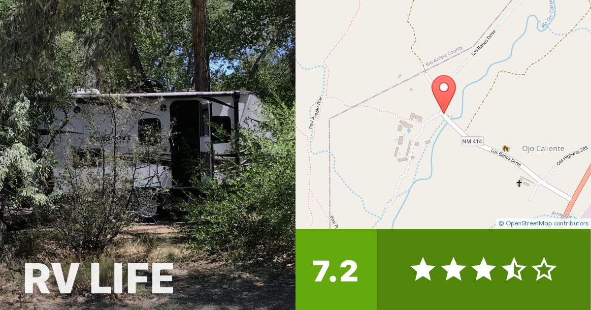 Ojo Caliente Mineral Springs Resort & Spa RV Park - Ojo Caliente, New ...