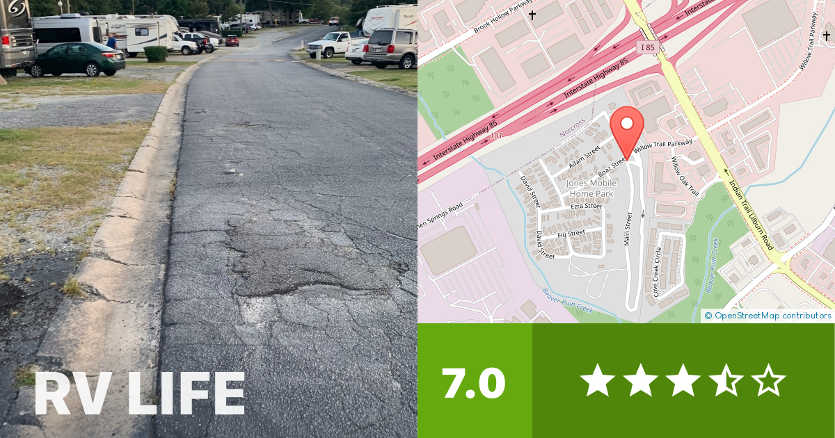 Jones RV Park - Norcross, Georgia - RV LIFE Campground Reviews