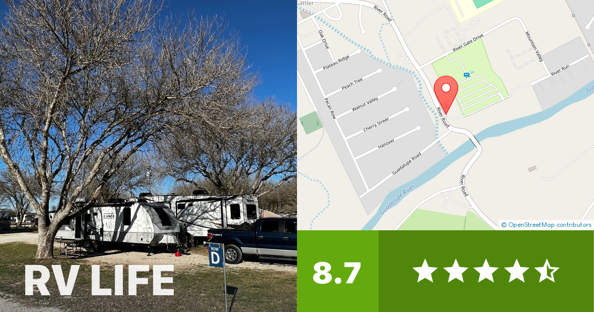 Rio Guadalupe Resort - New Braunfels, Texas - RV LIFE Campground Reviews